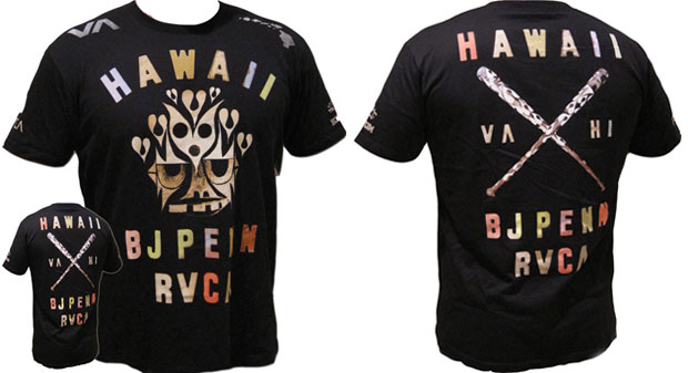 RVCA BJ Penn UFC 107 Commemorative Shirt | FighterXFashion.com