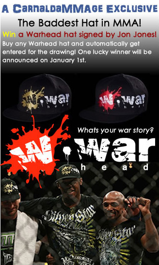Win a WARHEAD Hat Signed by Jon Jones | FighterXFashion.com