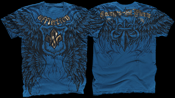 Affliction x Georges St-Pierre (GSP) Wings T-shirt | FighterXFashion.com
