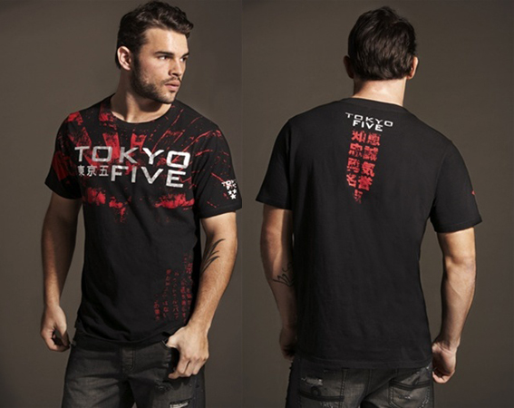 Tokyo Five Walkout T-shirt | FighterXFashion.com
