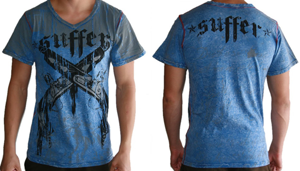 Suffer "Two Guns" MMA T-shirt | FighterXFashion.com