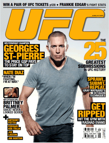 UFC Magazine Featuring Georges St-Pierre | FighterXFashion.com