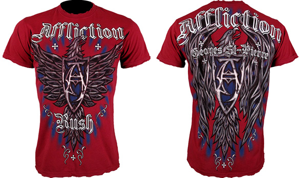 Affliction GSP UFC 124 T-shirt (Limited Edition) | FighterXFashion.com