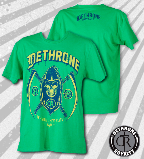 Dethrone "Off With Their Heads" T-shirt | FighterXFashion.com