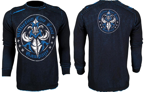 Affliction x Rampage Jackson Reversible Thermal | FighterXFashion.com