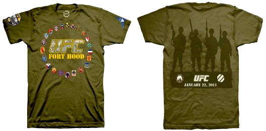 UFC Fight for the Troops Event T-shirt | FighterXFashion.com