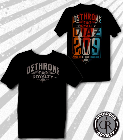 Dethrone x Nate Diaz 209 Signature T-shirt | FighterXFashion.com