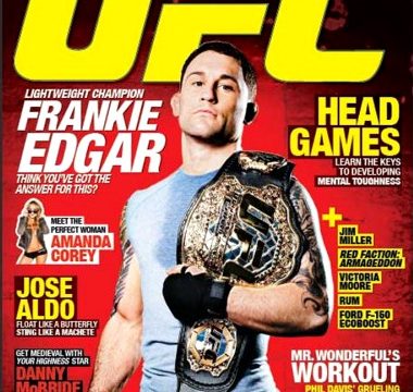 UFC Magazine Featuring Frankie Edgar | FighterXFashion.com