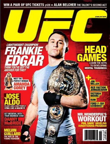 UFC Magazine Featuring Frankie Edgar | FighterXFashion.com