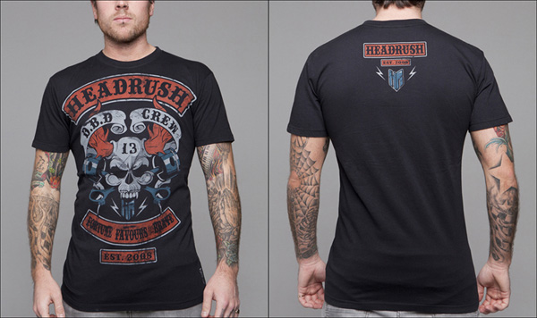 HeadRush T-shirt Collection | FighterXFashion.com