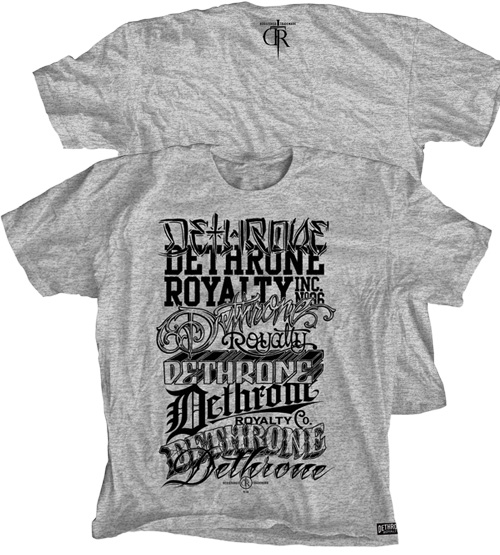 Dethrone Shirts - Summer 2011 Collection (Part 2) | FighterXFashion.com
