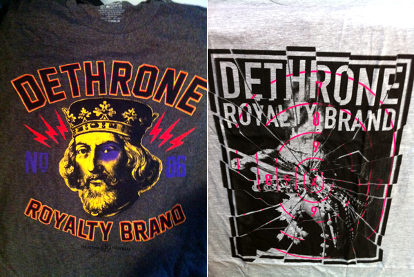 Sneak Peek: New Dethrone T-shirts | FighterXFashion.com