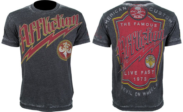 Affliction Minotauro Nogueira UFC 134 T-shirt | FighterXFashion.com