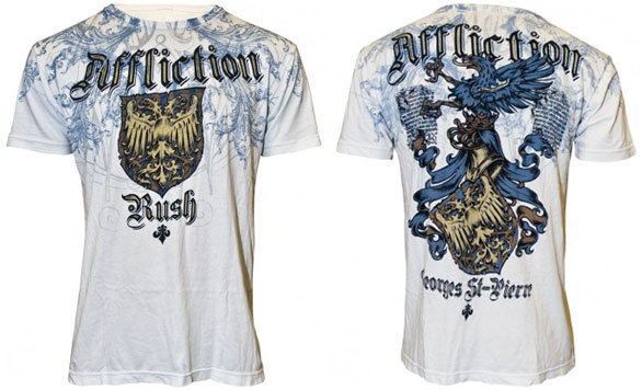 Affliction Georges St-Pierre GSP Warcrest Shirt | FighterXFashion.com