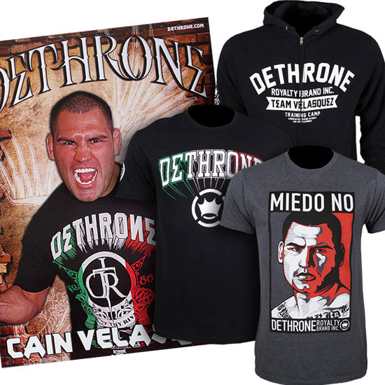 Dethrone Cain Velasquez Fight Wear Fan Packs | FighterXFashion.com