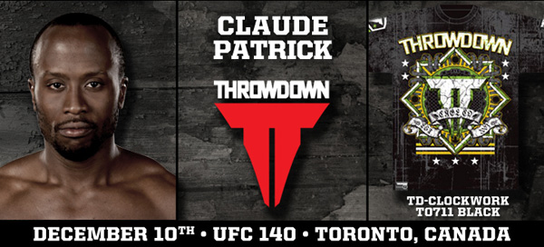 Throwdown Claude Patrick UFC 140 Walkout Shirt | FighterXFashion.com