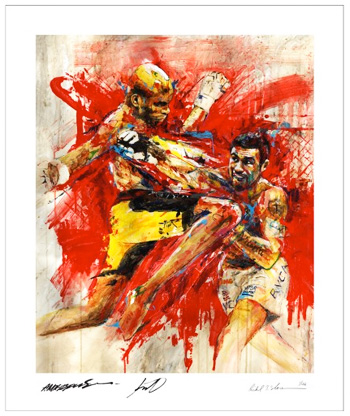 Limited Edition UFC Autographed Posters | FighterXFashion.com