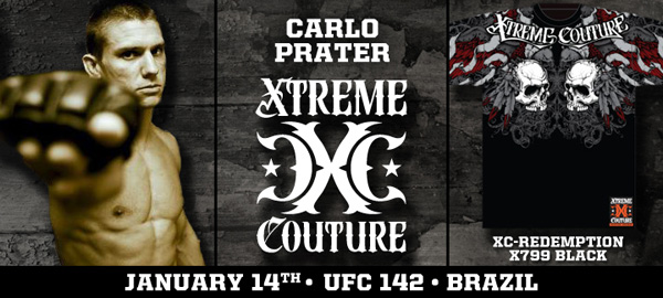 Xtreme Couture Carlo Prater UFC 142 T-Shirt | FighterXFashion.com