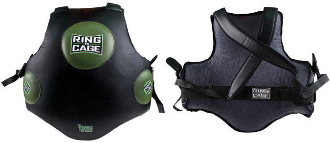 Combat Combo: Ring To Cage GelTech Body Vest and Deluxe MiM Sparring ...