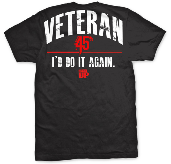 Ranger Up Veteran I'd Do It Again Shirt | FighterXFashion.com