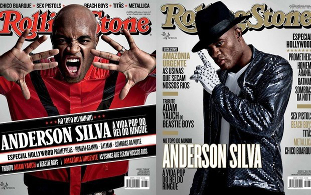 Anderson Silva Featured on the Cover of Rolling Stone Brazil Magazine ...
