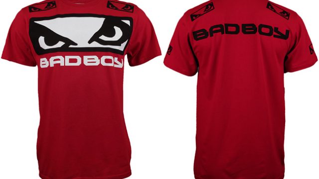 BAD BOY Standard Walkout Shirt (Red/White) | FighterXFashion.com