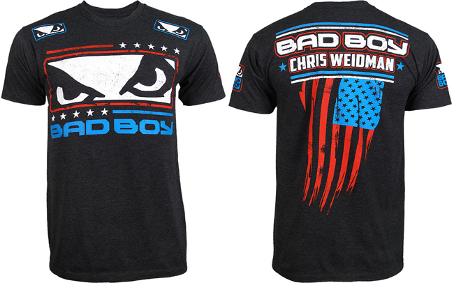 BAD BOY Chris Weidman UFC on Fuel 4 Fightwear | FighterXFashion.com
