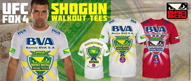 BAD BOY Shogun Rua T-Shirts | FighterXFashion.com