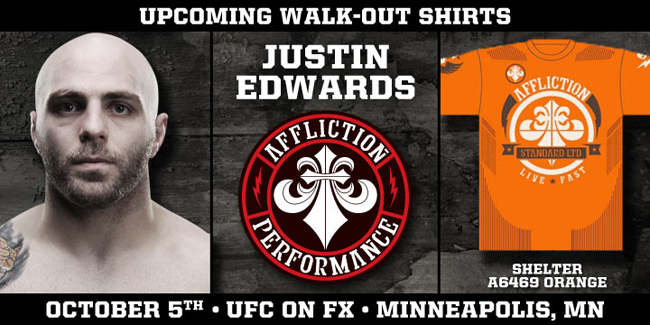 Affliction Justin Edwards UFC on FX 5 Walkout Shirt | FighterXFashion.com