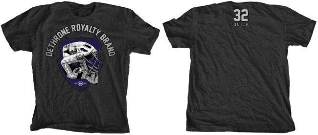 Dethrone Jonathan Quick "Quick Mask" T-Shirt | FighterXFashion.com