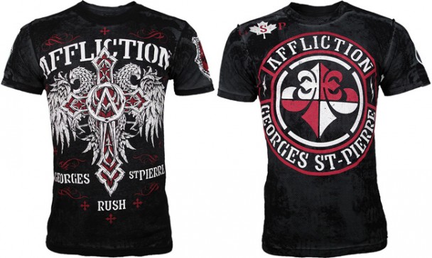 Affliction GSP Georges St-Pierre clothing collection | FighterXFashion.com