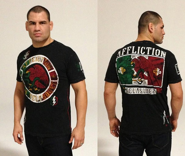 Affliction Cain Velasquez UFC 155 Walkout Shirt First Look ...