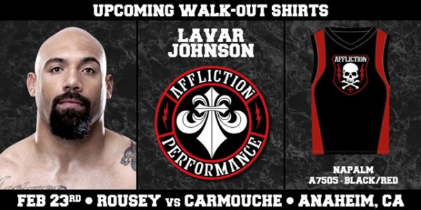 Affliction Lavar Johnson UFC 157 Walkout Shirt | FighterXFashion.com