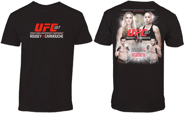 UFC 157 Rousey vs. Carmouche Event T-Shirt | FighterXFashion.com