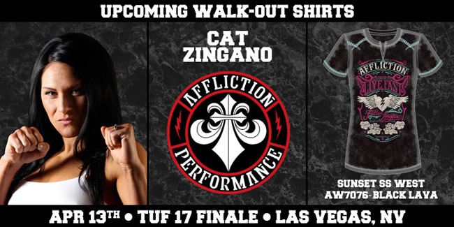 Affliction Cat Zingano TUF 17 Finale Walkout Shirt | FighterXFashion.com