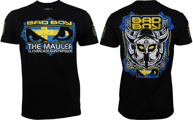 BAD BOY Alexander Gustafsson UFC on FUEL TV 9 Walkout Shirt ...