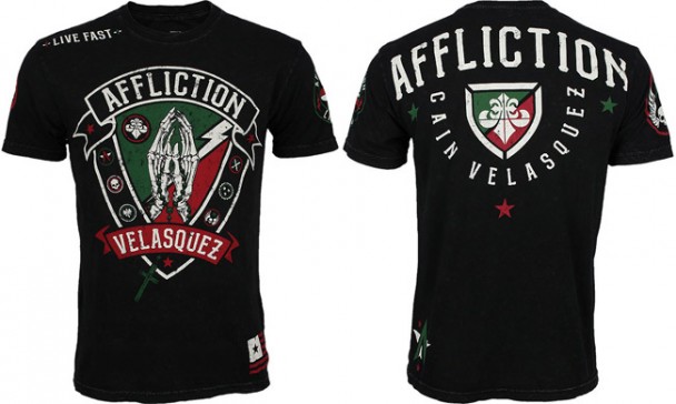 Affliction Cain Velasquez T-Shirt Collection | FighterXFashion.com