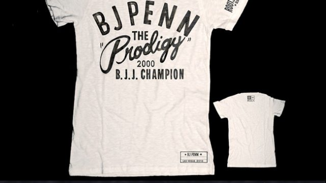 Roots of Fight x RVCA Collaboration featuring BJ Penn T-Shirt ...