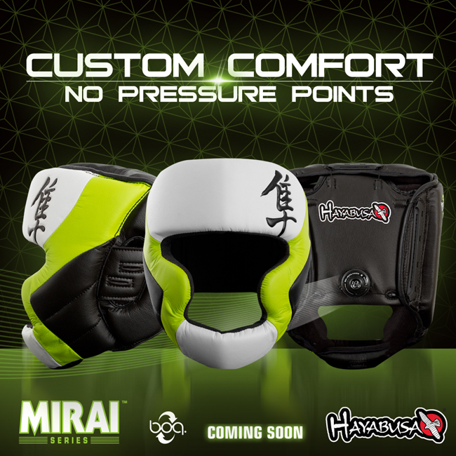 Hayabusa Mirai Series Headgear Preview | FighterXFashion.com