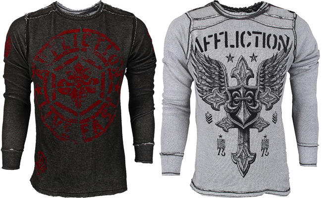 Affliction Phaser Reversible Thermal | FighterXFashion.com