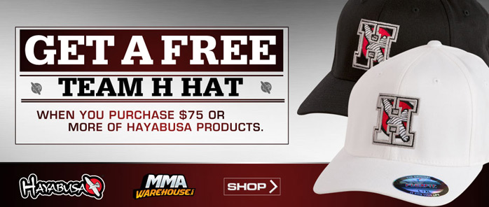 Get a FREE Hayabusa Team H Hat with Purchase | FighterXFashion.com