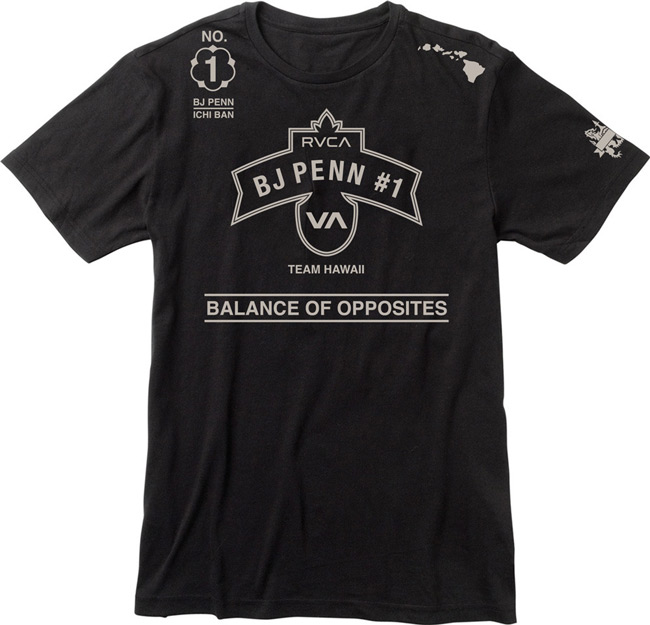 RVCA BJ Penn #1 T-Shirt | FighterXFashion.com