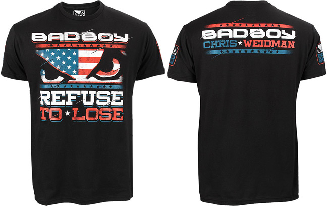 Chris Weidman Bad Boy UFC 168 Shirt | FighterXFashion.com
