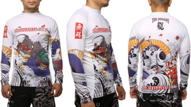 Muae JSCA The Dragon Long Sleeve Rashguard | FighterXFashion.com