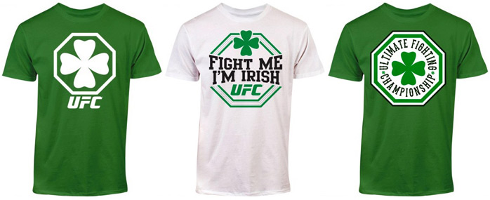 UFC St Patty's Day T Shirts | FighterXFashion.com