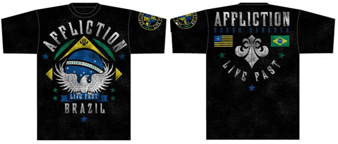 Affliction Edson Barboza UFC on FOX 11 Walkout Shirt | FighterXFashion.com