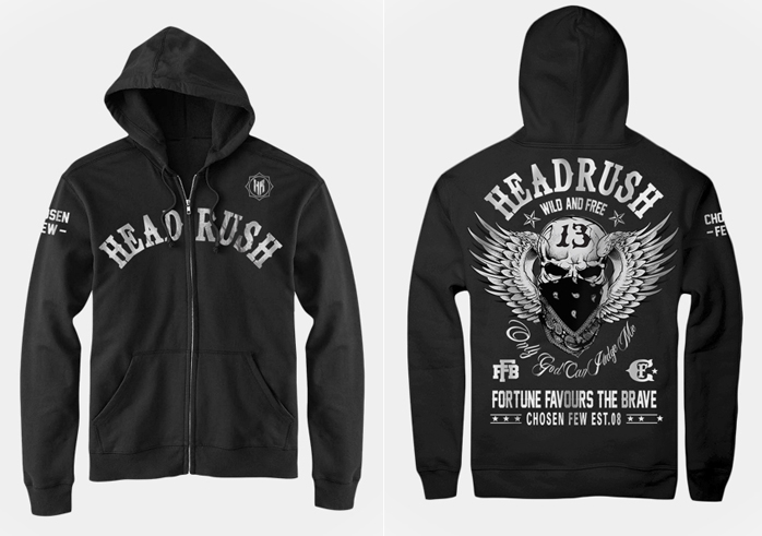 HEADRUSH Ruff Rider Hoodie | FighterXFashion.com
