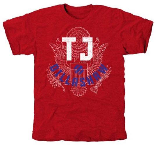 UFC TJ Dillashaw Embattled Tri Blend Shirt | FighterXFashion.com