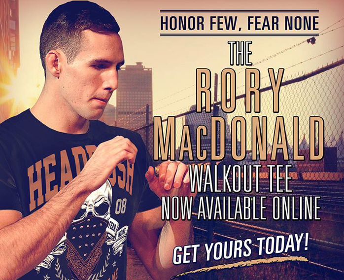 HEADRUSH Rory MacDonald UFC 174 Walkout Shirt | FighterXFashion.com