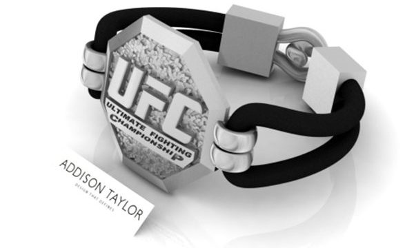 UFC Octagon Pewter Bracelet | FighterXFashion.com